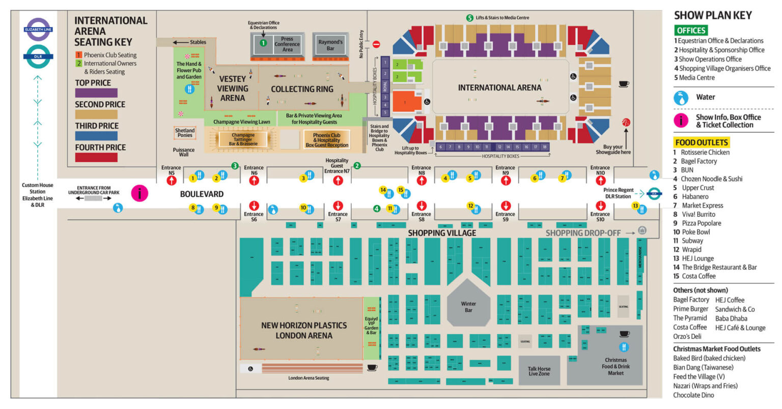 Show Plan | Discover London's Premier Horse Show